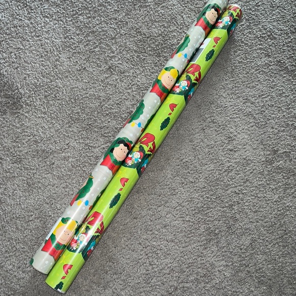 Dr. Seuss | Other | Peanuts And Dr Seuss Wrapping Paper | Poshmark